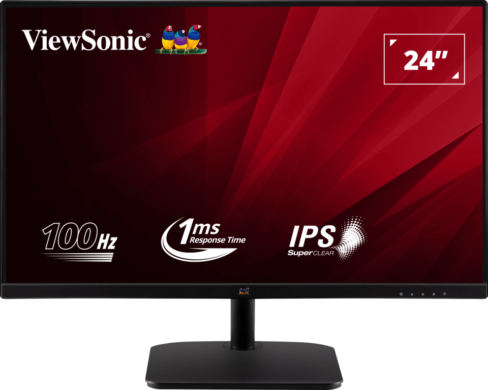ViewSonic VA2432-h 24” 1080p IPS Monitor with Frameless Design ...