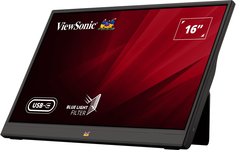 ViewSonic VA1655 Monitor Portátil Ligero USB-C de 16 pulgadas ...