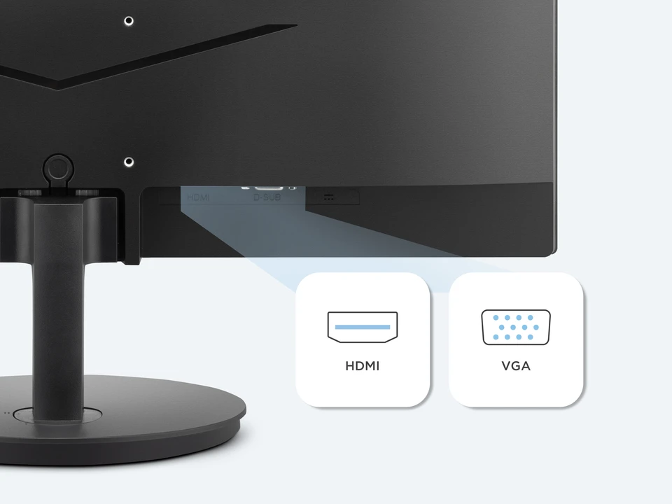 VA24E1-H 24” Full HD 120Hz Monitor with HDMI and VGA - ViewSonic Europe