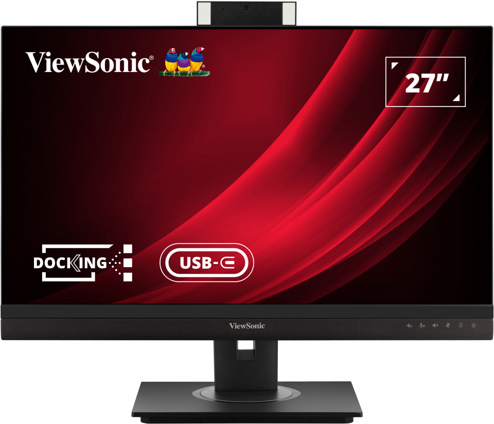 VG2756V-2K 27” QHD Webcam Docking Monitor with Built-in LED Fill Lights ...