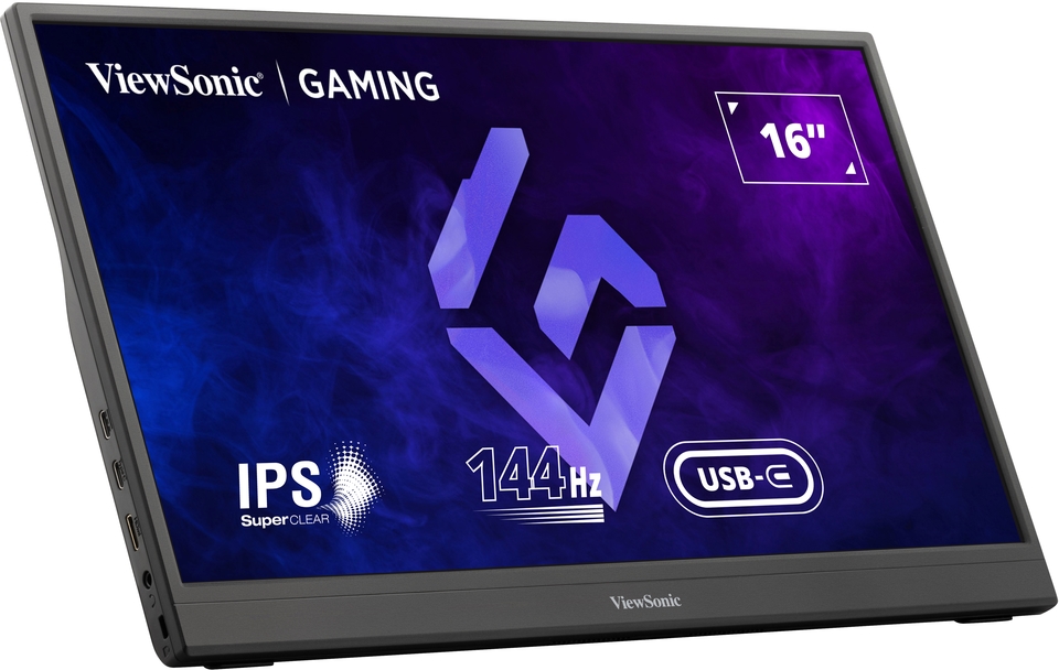 VX1654 16" 144Hz IPS Portable Gaming Monitor - ViewSonic Europe