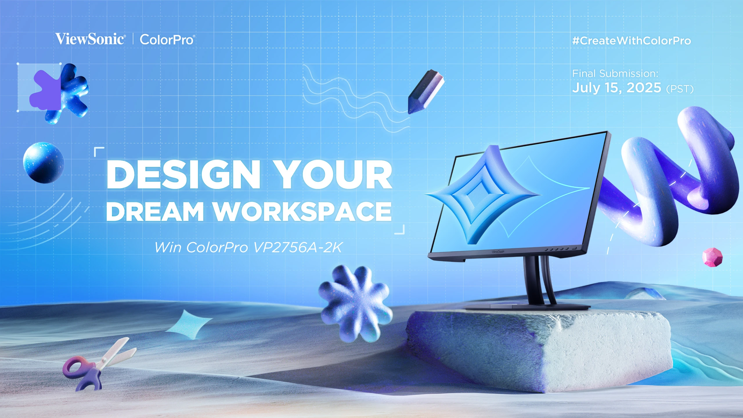 🎨 Digital Art Contest | Submit by July 15, 2025 | Win ColorPro VP2756A-2K