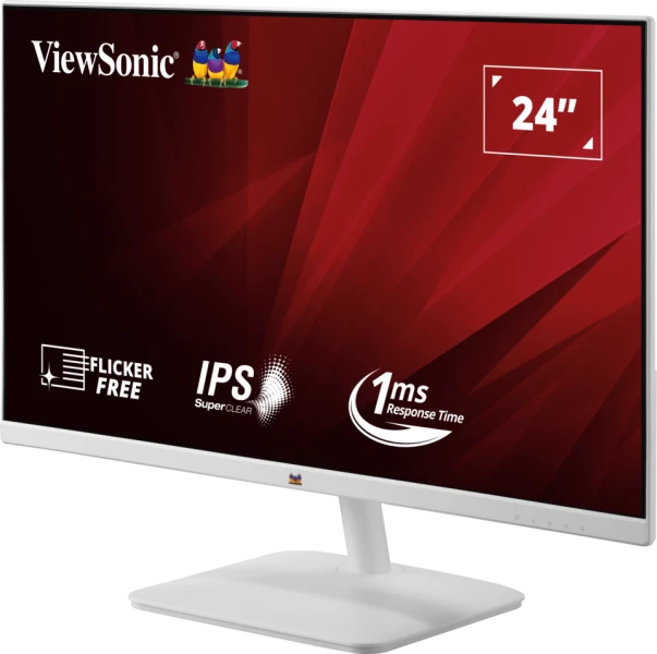 ViewSonic VA2432-H-W 24” 1080p IPS Monitor with Frameless Design ...
