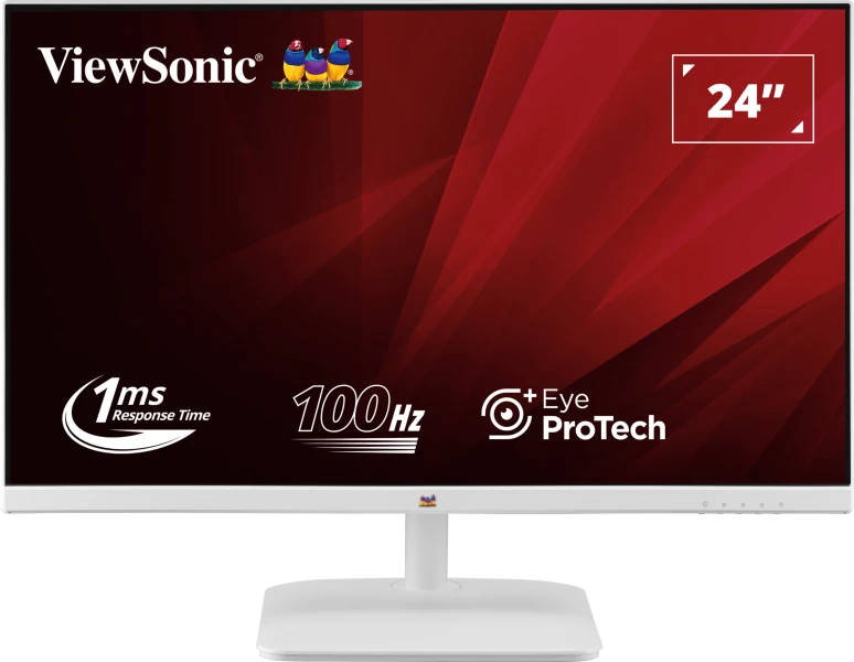 ViewSonic VA2432-MH-W 24” IPS Monitor Featuring HDMI and Speakers ...