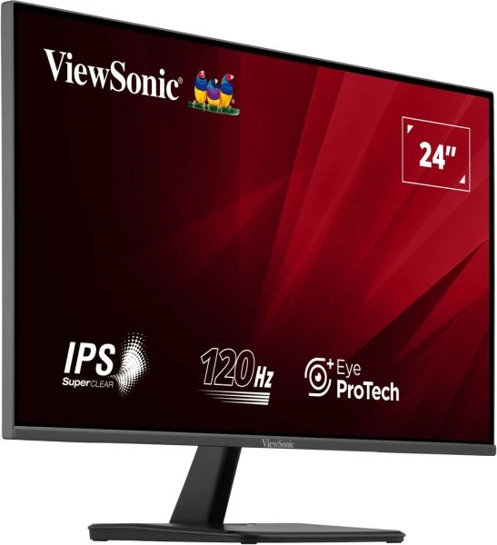 ViewSonic VA2456A-MHD 24” Full HD 120Hz Monitor with Built-in Speakers ...