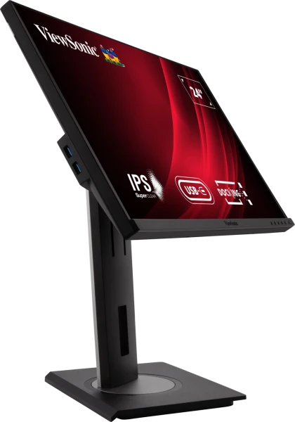 ViewSonic VG2456 24” Docking Monitor featuring USB Type-C and Ethernet ...