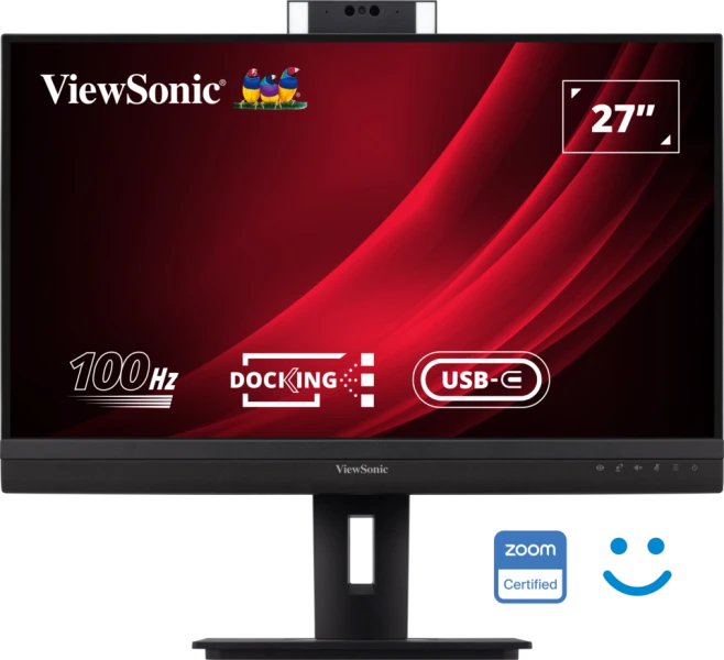 ViewSonic VG2757V-2K 27” QHD 100Hz Video Conferencing Docking Monitor ...