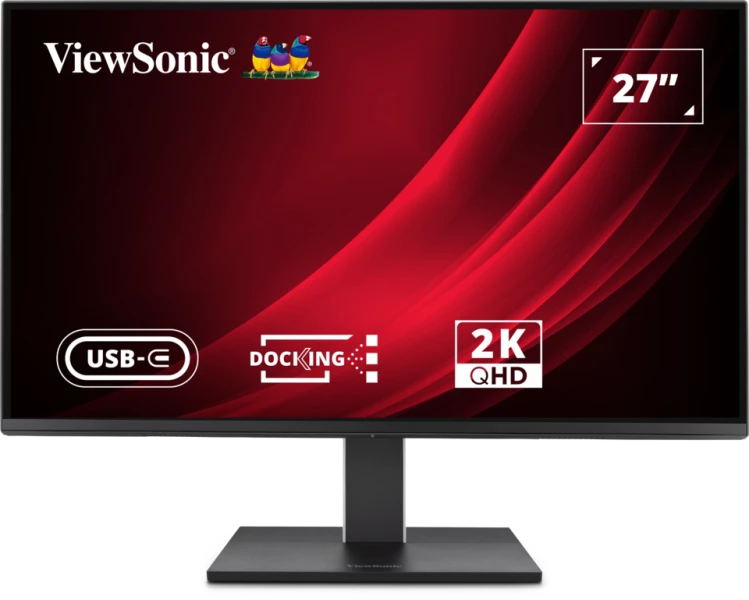 ViewSonic VG2758-2K 27” QHD USB-C Docking Monitor with USB-C Daisy ...