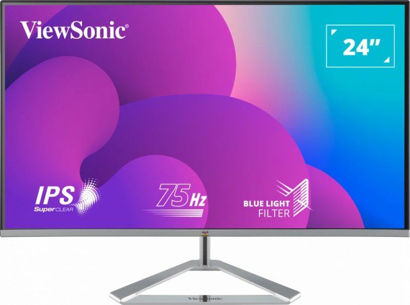 ViewSonic VX2476-SH 24" IPS Monitor with Frameless Bezel - ViewSonic Global