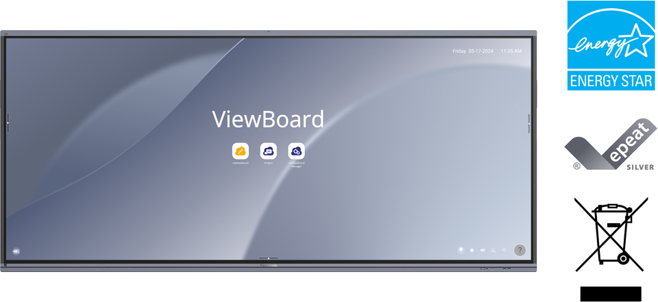 ViewSonic ViewBoard IFP105G ViewBoard® 105" 5K Interactive Display ...