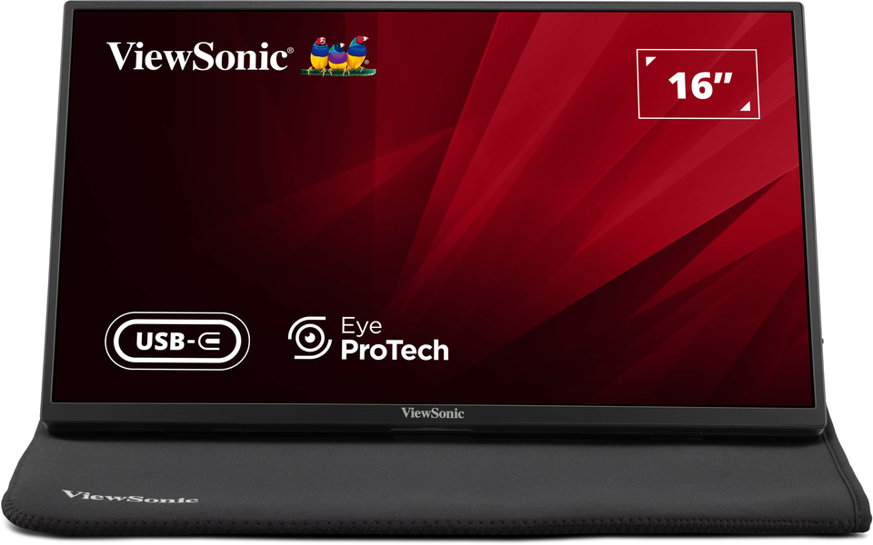 ViewSonic VA1650 16” USB-C Lightweight Portable Monitor - ViewSonic Global