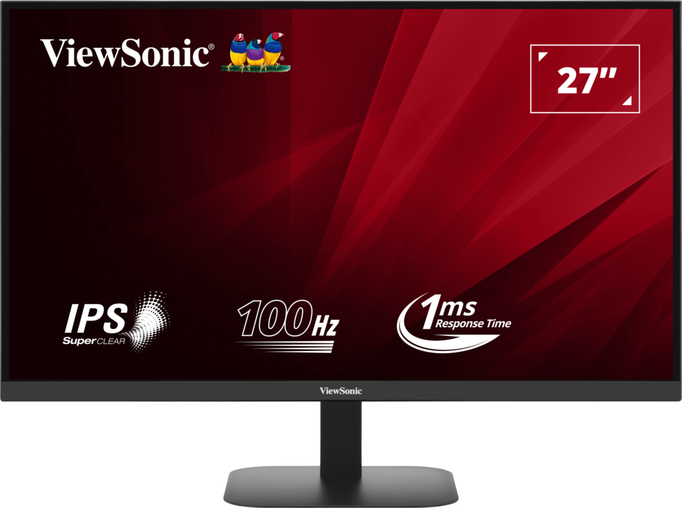 ViewSonic VA2708-2K-MHD 27” 2K QHD Monitor with Built-in Speakers ...