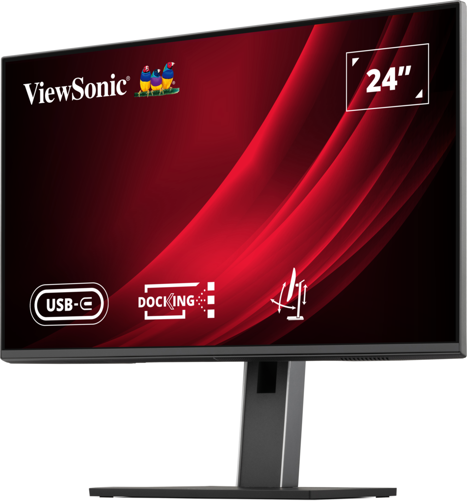 ViewSonic VG2458 24” Full HD USB-C Docking Monitor with USB-C Daisy ...