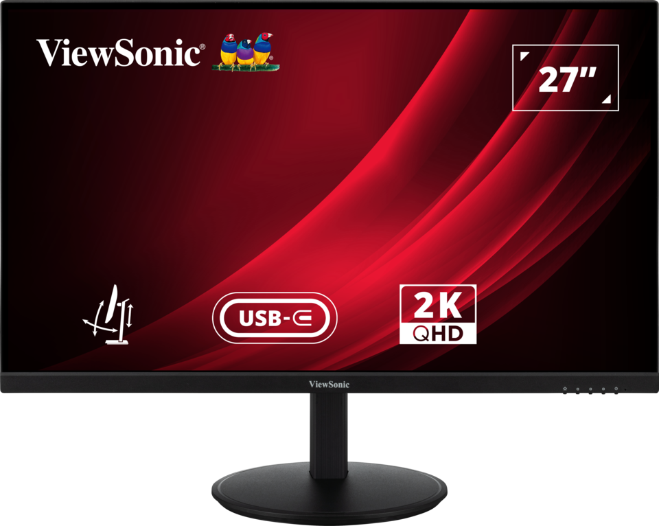 ViewSonic VG2709-2K-MHDU-2 27” QHD 100Hz USB-C Monitor with Dual ...