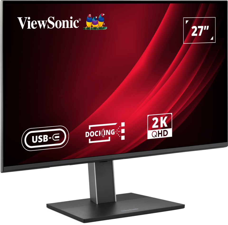 ViewSonic VG2758-2K 27” QHD USB-C Docking Monitor with USB-C Daisy ...