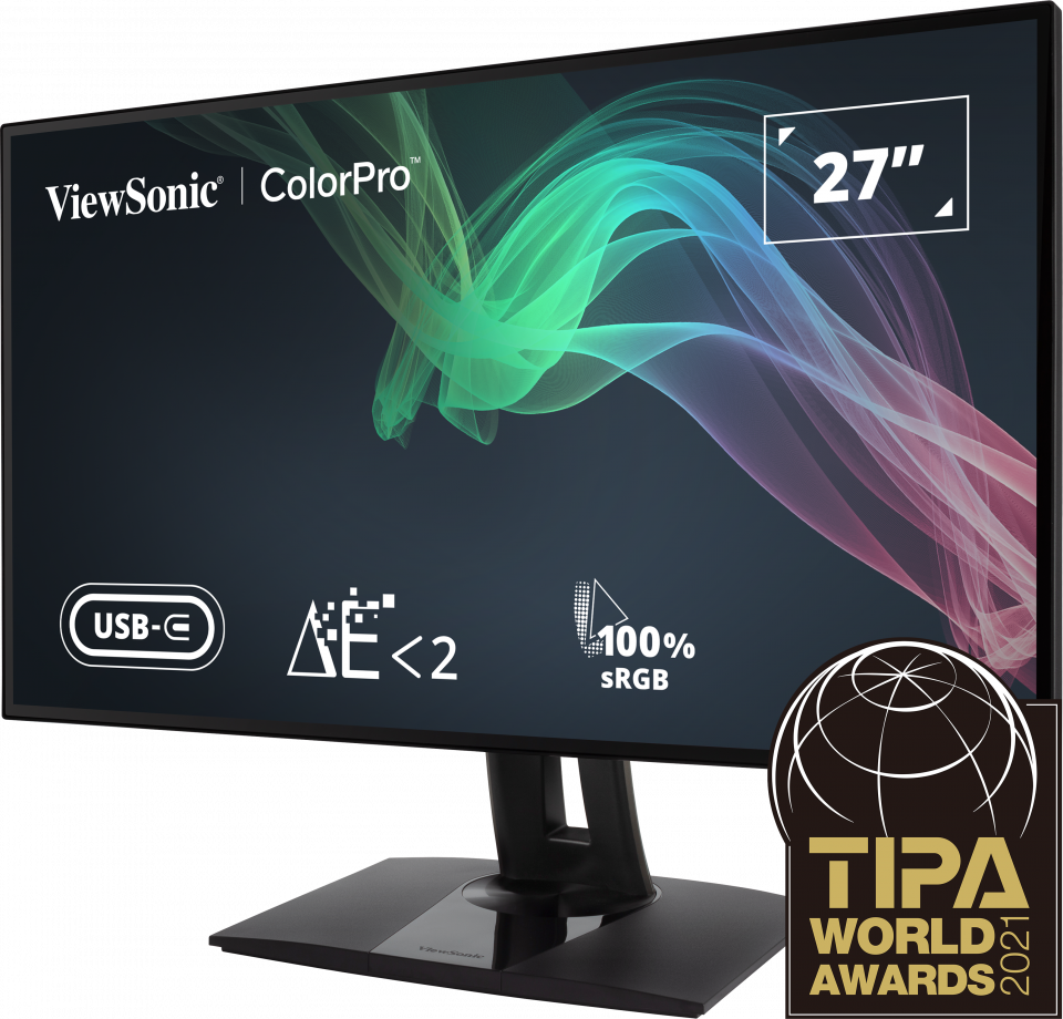 ViewSonic VP2768A 2K Pantone validated 100% sRGB monitor with docking ...