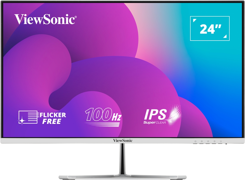 ViewSonic VX2476-SMH 24" IPS Monitor with Frameless Bezel - ViewSonic ...