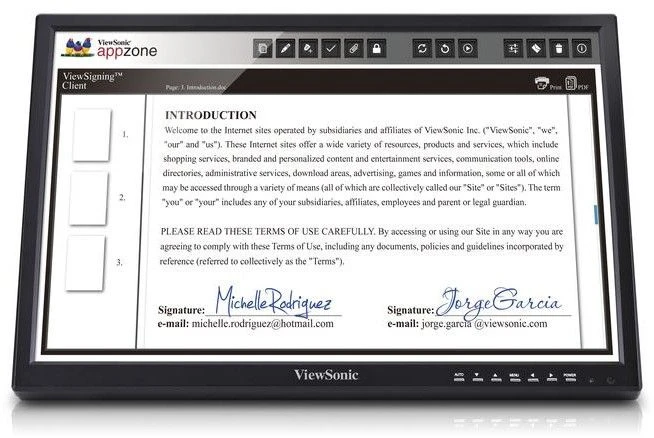 ViewSonic PD1910 19” digital pen display with advanced battery-free ...