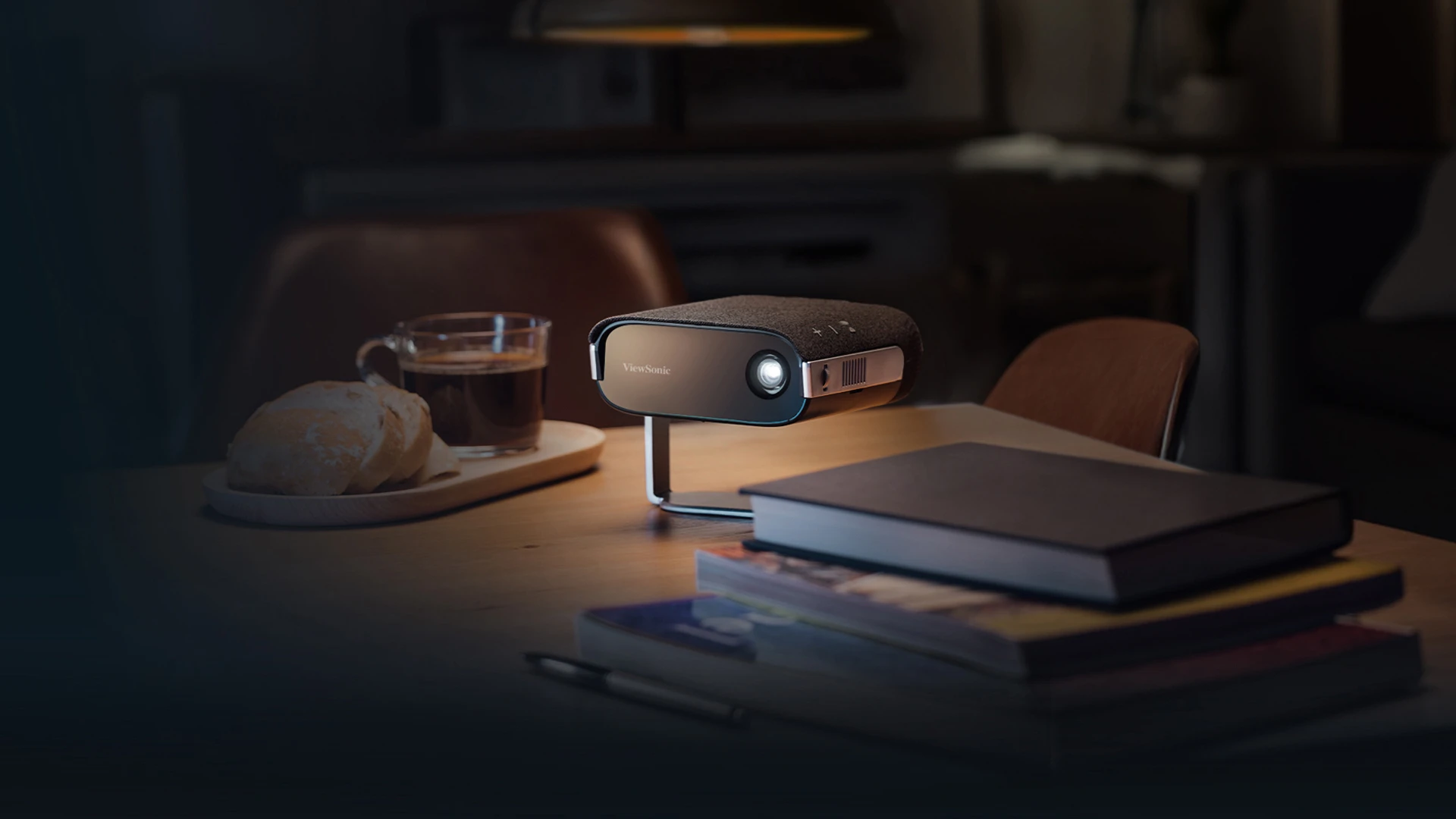ViewSonic M1 Max 1080p Smart LED Portable Projector with Built-in ...