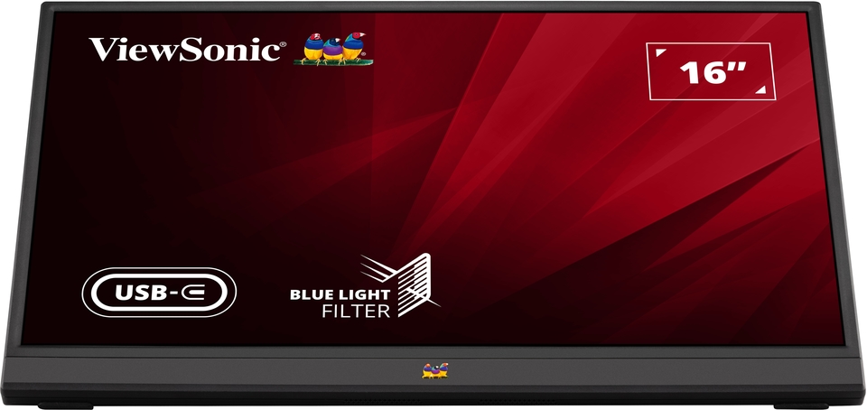 ViewSonic VA1655 16” USB-C Lightweight Portable Monitor - ViewSonic ...