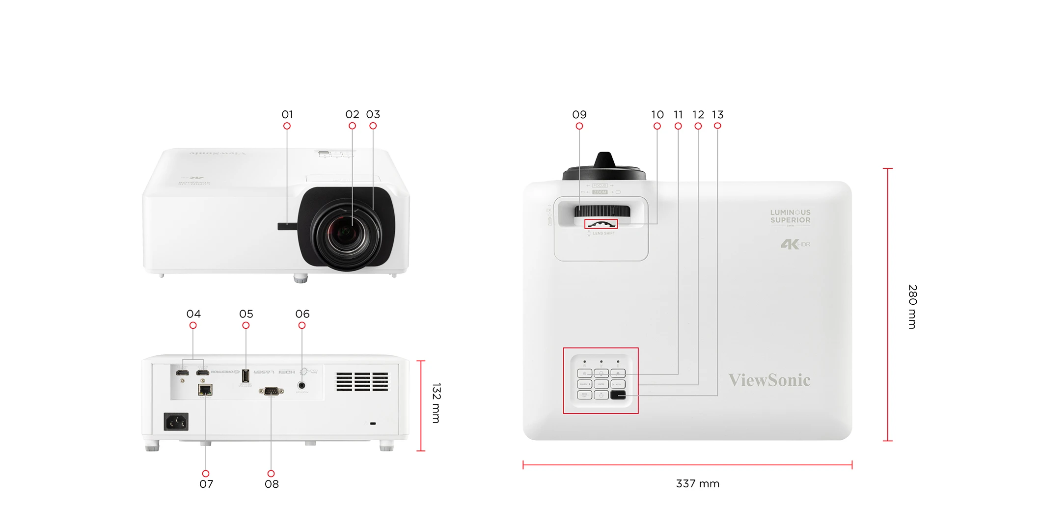 ViewSonic LS901-4K 5,500 ANSI Lumens 4K HDR Laser Installation ...
