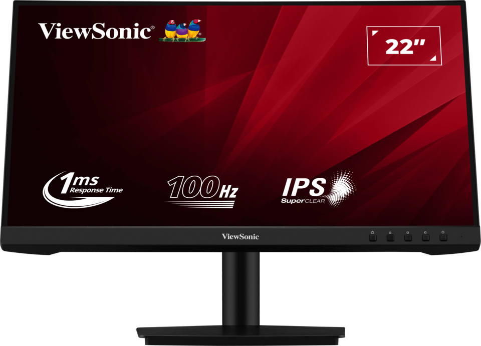 ViewSonic VA2209-H-2 22” ( 55.88cm)IPS Full HD Monitor with Fast 1ms ...