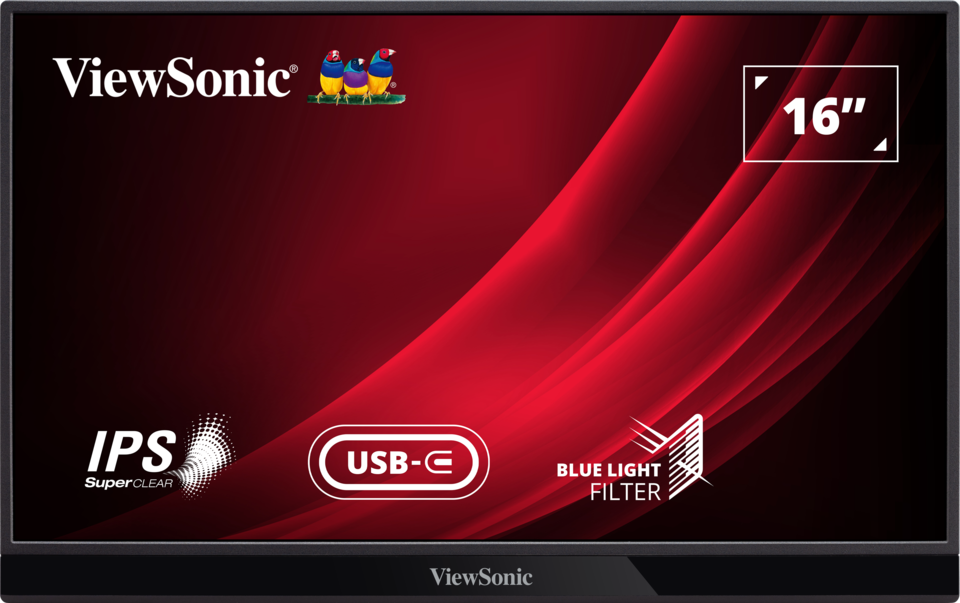 VG1655 16” USB-C Portable Business Monitor | Ultra-Slim Full HD Mobile ...