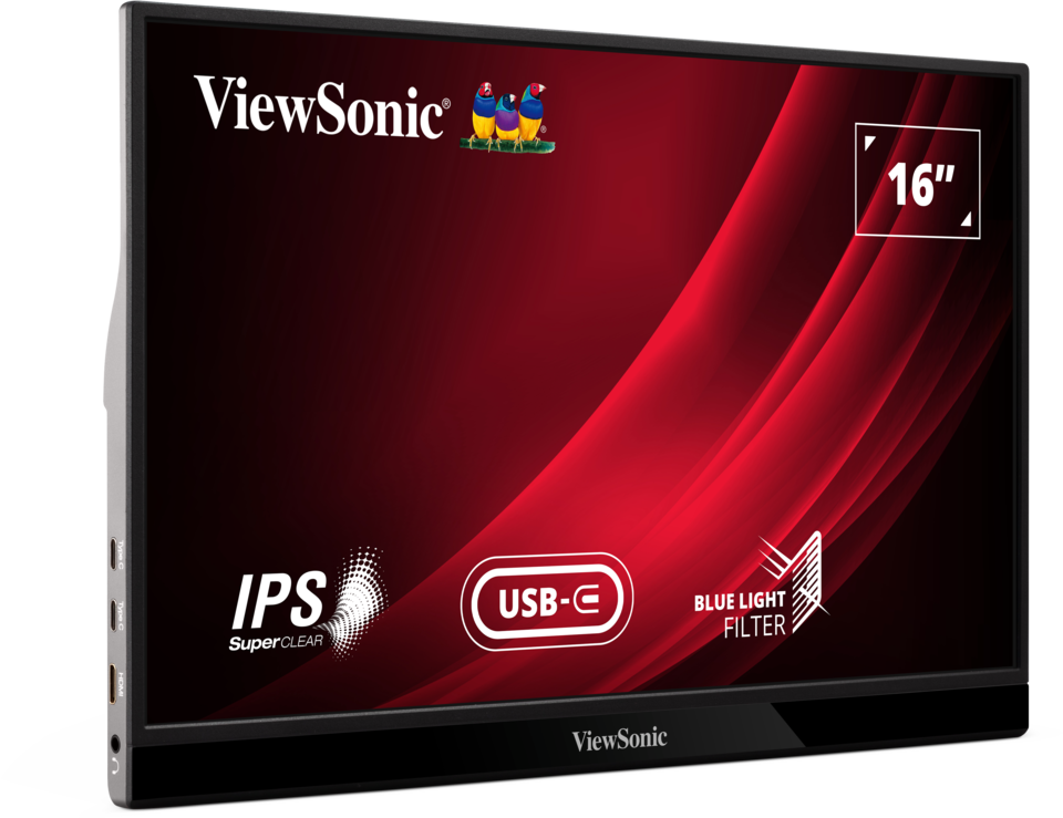 VG1655 16” USB-C Portable Business Monitor | Ultra-Slim Full HD Mobile ...