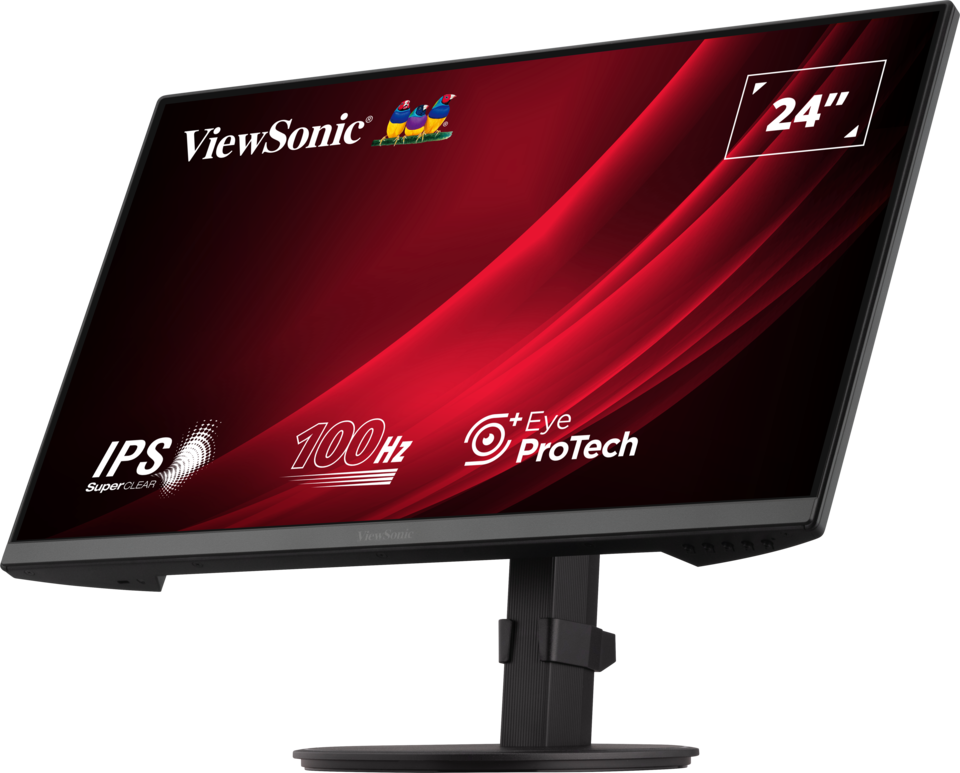 ViewSonic VG2408 24” ( 60.96 Cm)IPS Full HD Ergonomic Monitor with USB ...