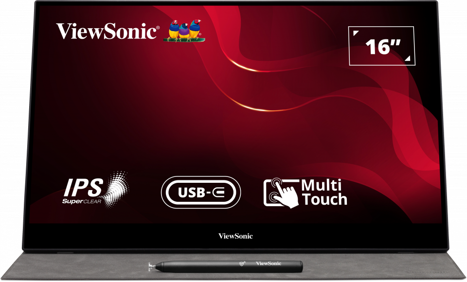 ViewSonic TD1655 16”Touch Portable Monitor - ViewSonic Middle East