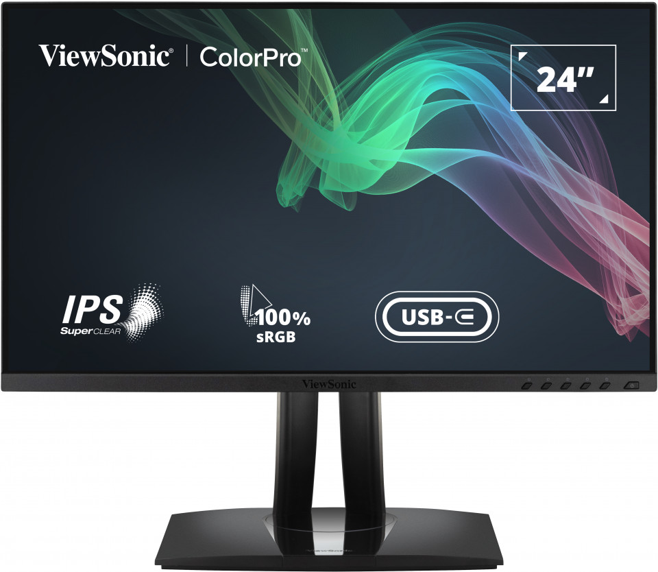 ViewSonic VP2456 24" FHD Pantone Validated 100% sRGB & Factory Pre ...
