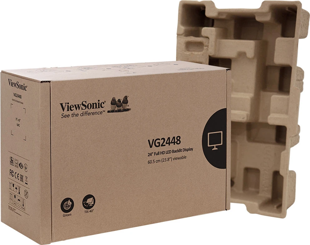 ViewSonic VG2448 หน้าจอสำหรับธุรกิจที่ใช้สรีรศาสตร์ขั้นสูงขนาด 24 นิ้ว ...