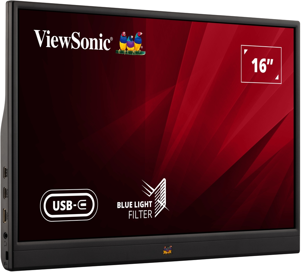 VA1655-3 16” USB-C 輕薄便攜顯示器 - ViewSonic 台灣