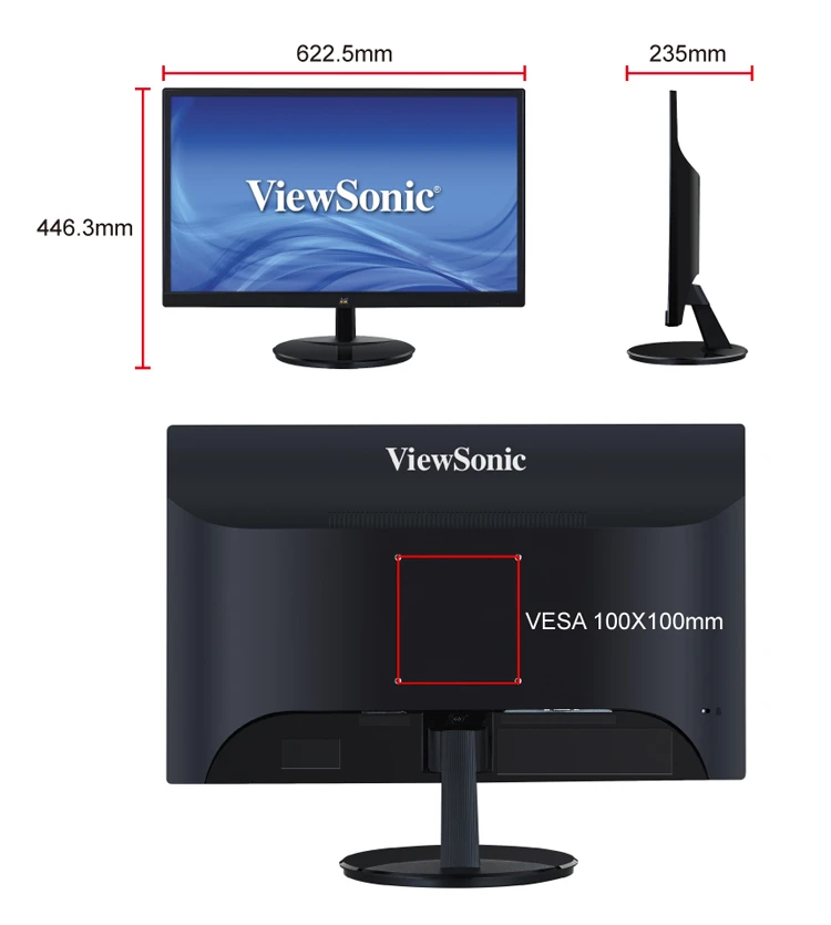 ViewSonic VA2759-smh 27" 1080p Home and Office Monitor - ViewSonic ...